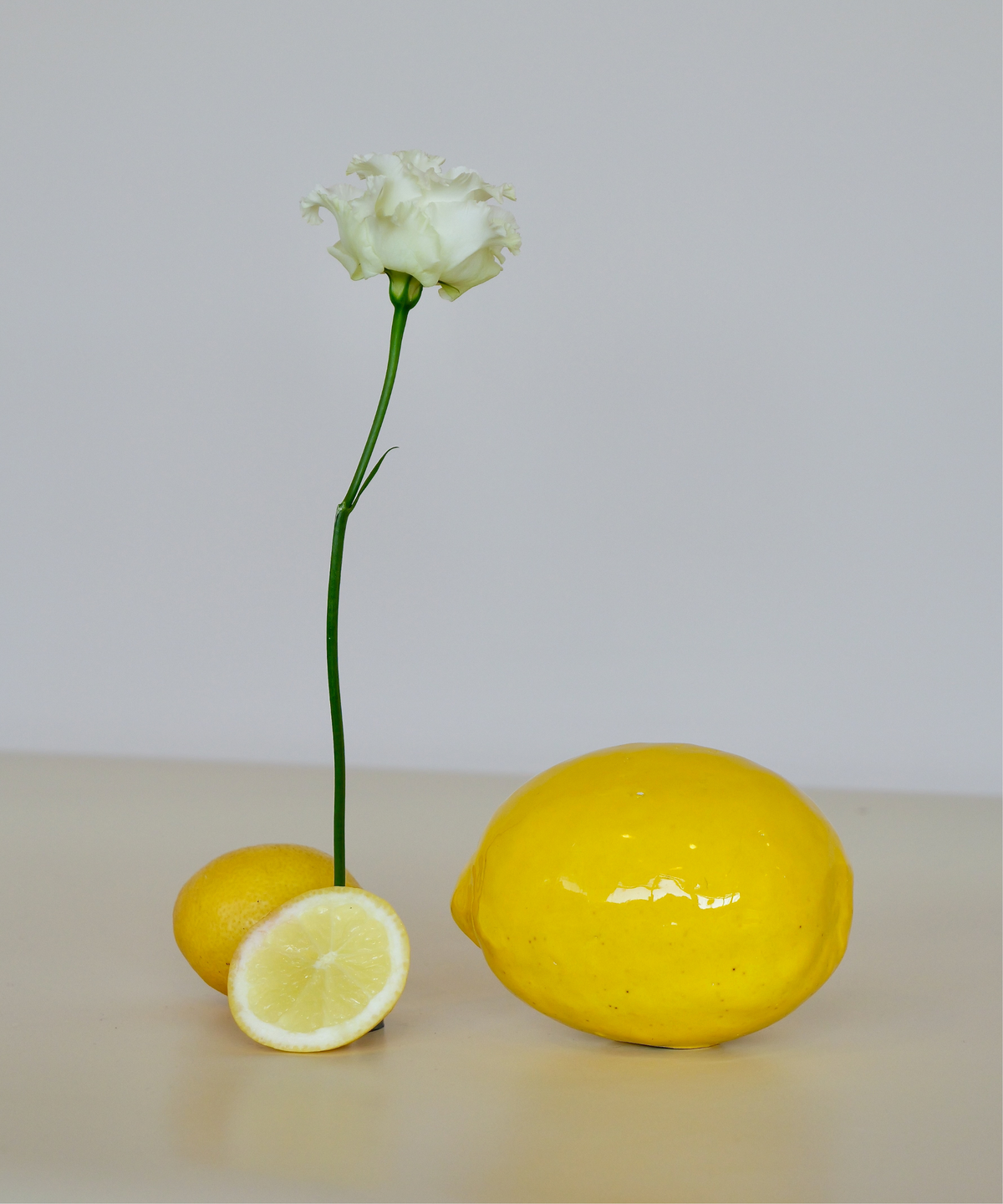 Handmade Ceramic Lemon – Glossy Artisan Stoneware Fruit | Marla Primrose